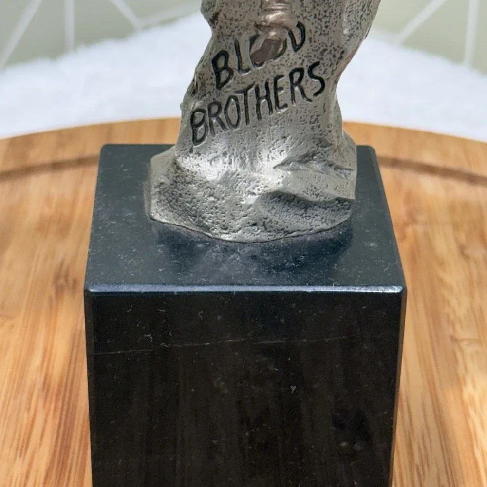 Art | Vtg Peter Sedlow Fine Pewter Blood Brothers Masterworks 251450 ...